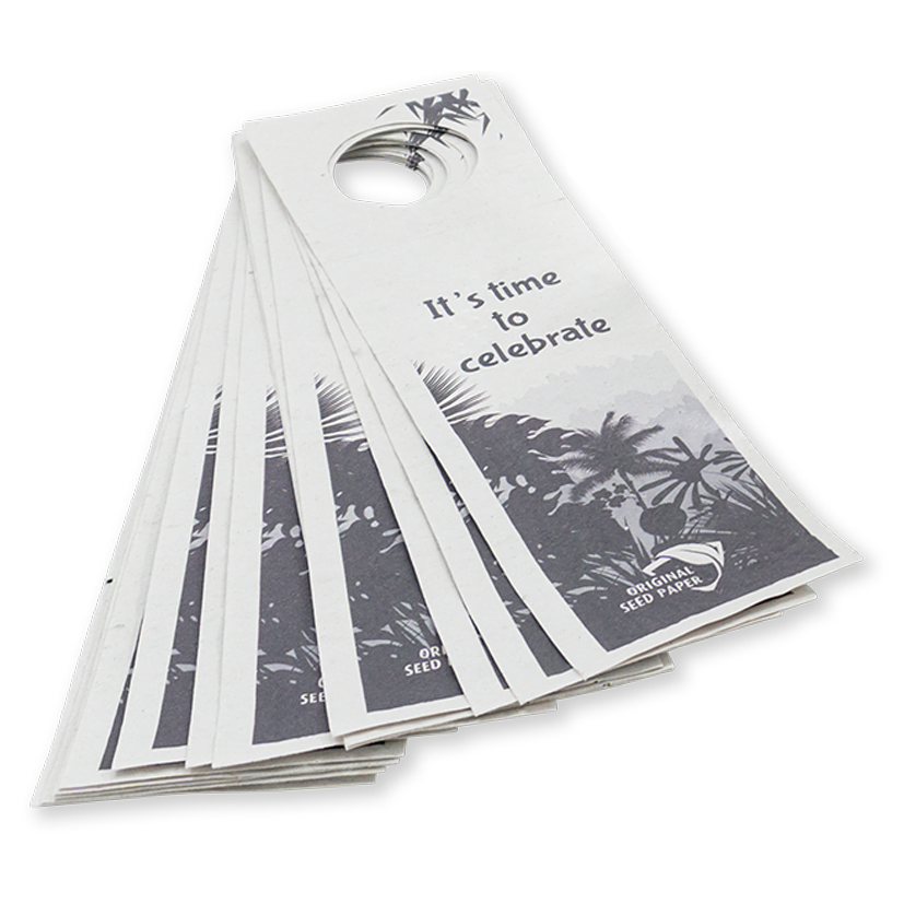 SHAPES BOTTLENECK HANGER | Original Seed Paper